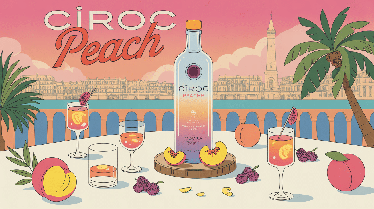 Cîroc Peach : l’essence fruitée des cocktails premium à la p
