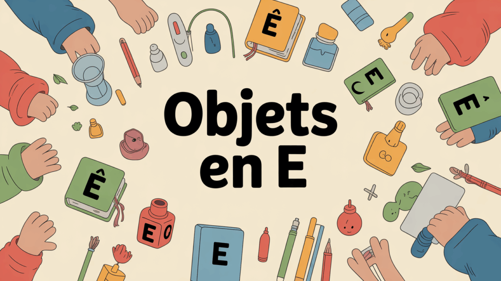 Objets en E : la liste la plus complète pour booster vos jeux et votre ...